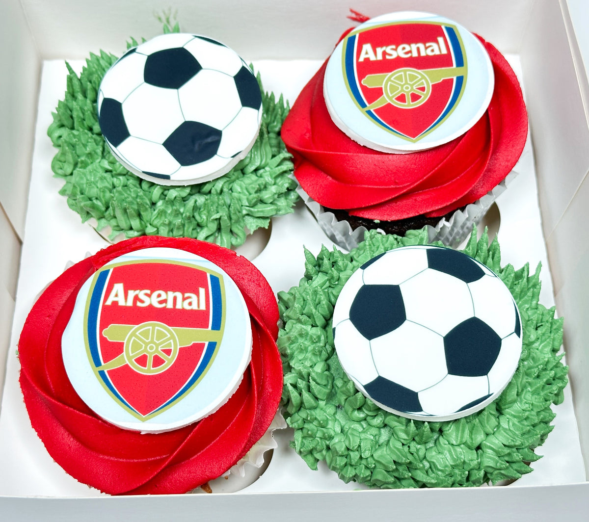 Football Cupcakes | Truffles Bakers & Confectioners LTD