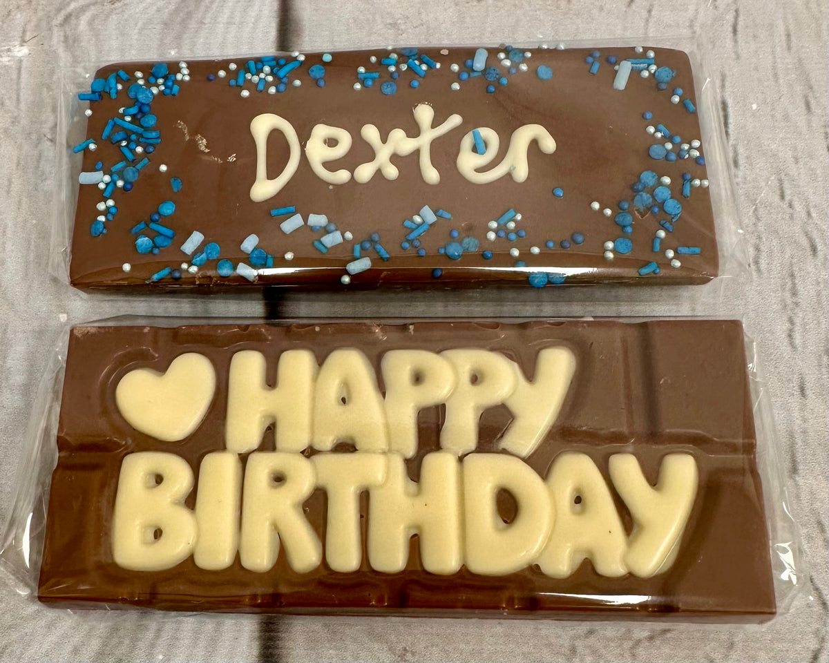 Personalised Birthday Chocolate Bar | Truffles Bakers & Confectioners LTD